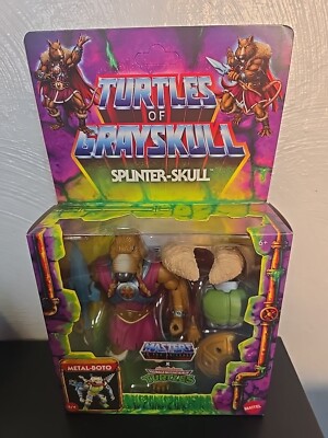 MOTU TMNT Turtles of Grayskull Splinter-Skull Figure Masters Of ...