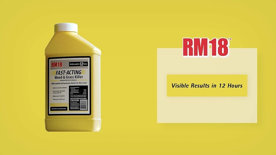 RM18 Fast Acting Diquat Herbicide Concentrate Root Weed and Grass ...