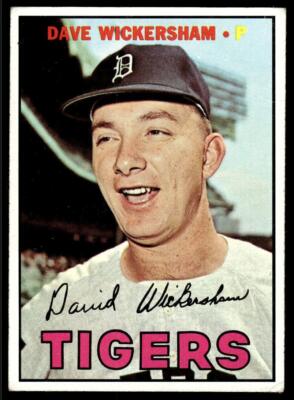 1967 Topps #112 Dave Wickersham Detroit Tigers | eBay