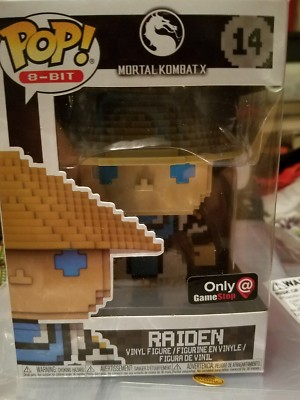 Funko Pop! Mortal Kombat X Raiden 8-Bit Gamestop Exclusive | eBay