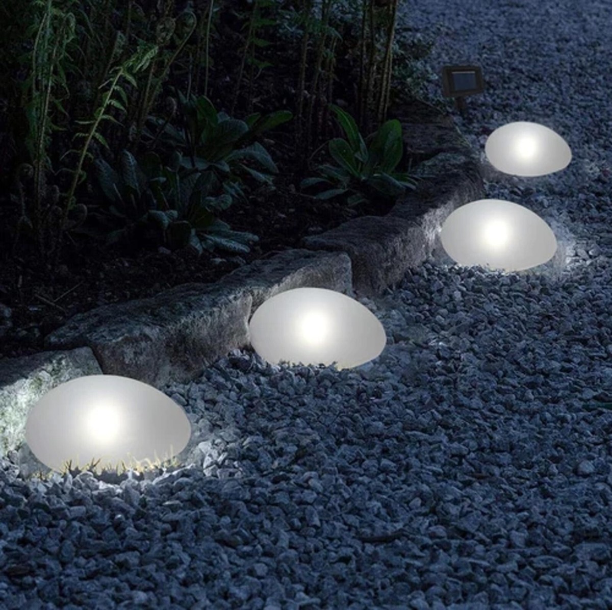 Rock Solar Lights For Garden