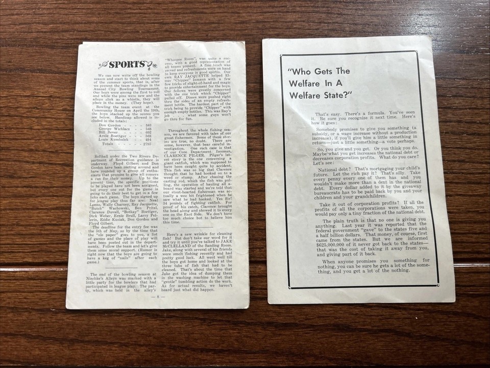2 Eggers Plywoods & Veneer Co Two Rivers Wisconsin Plywords Pamphlets ...