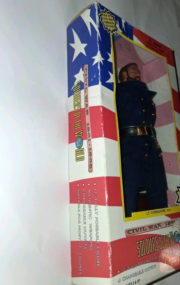 Soldiers of the World -Civil War Union Lt. Commander Navy 12" Figure ...