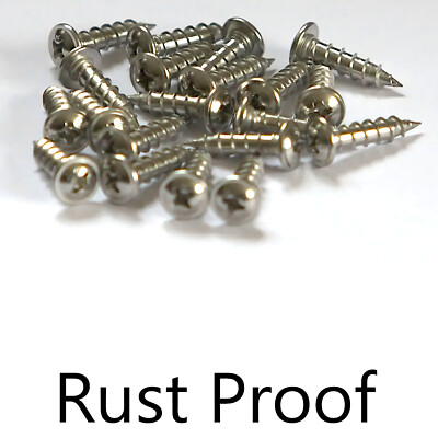 Window Hinge Screws Stainless RUST PROOF 4.8mm x 20mm Fixing uPVC PVC ...