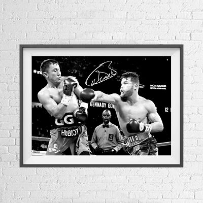 CANELO ALVAREZ MEXICAN BOXING POSTER PICTURE PRINT Sizes A5 to A0 **NEW ...