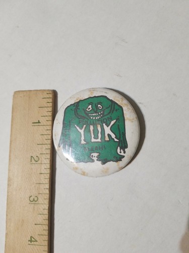 Vintage Pollution Yuck Bleah Button Pin Counterculture Hippie | eBay