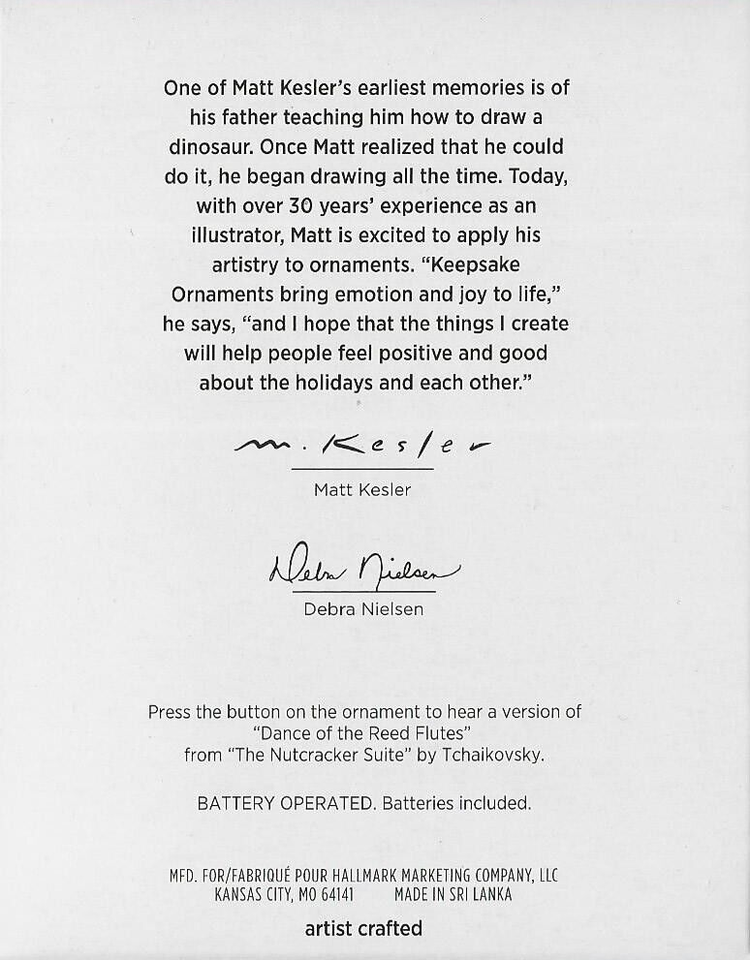 HALLMARK KEEPSAKE 2022 Chilly Trills Flute Playing Penguin Magic Sound ...