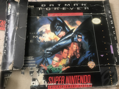 Batman Forever (Super Nintendo | SNES) Authentic BOX ONLY | eBay