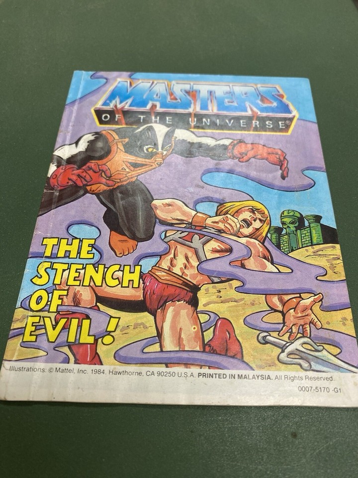 Masters of the Universe The Stench of Evil! Vintage 1984 Mini Comic ...
