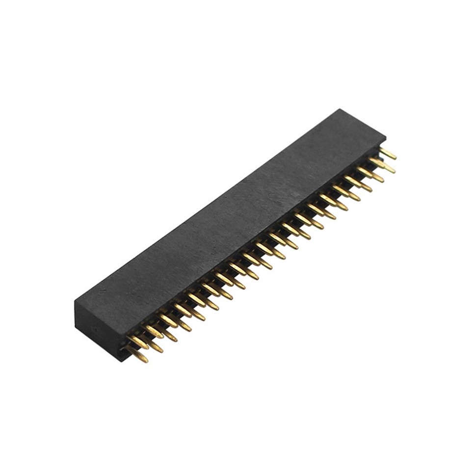 4x 2x20 PIN Socket Dual Male Header Pin Connector for Raspberry Pi Zero ...