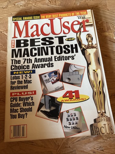 MacUser March 1992 Special Awards Issue "The Best For Macintosh" Vol. 8 ...