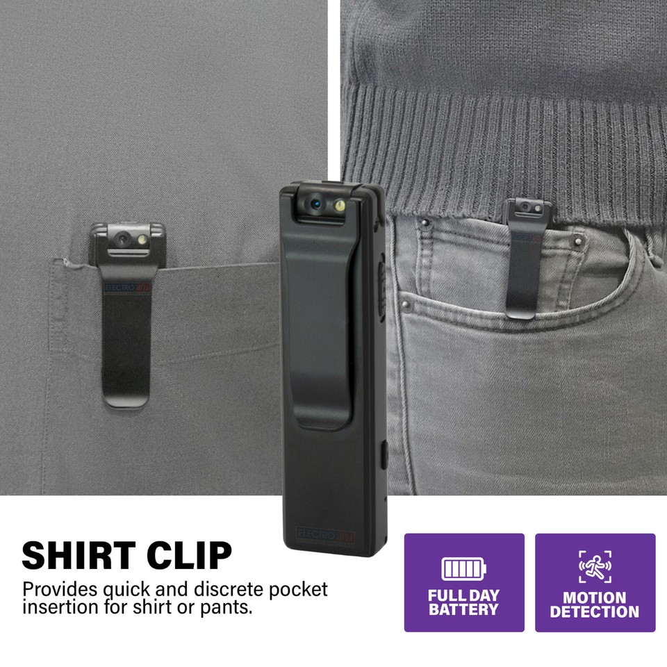 Micro Police Body Camera Video Cam w/ 7 Hour Battery - NEW 2024 | eBay