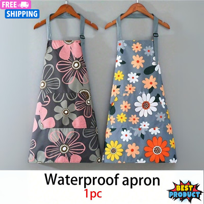 FLORAL KITCHEN APRON CHEFS CATERING WHOLESALE COOKING BBQ BUTCHER CRAFT ...