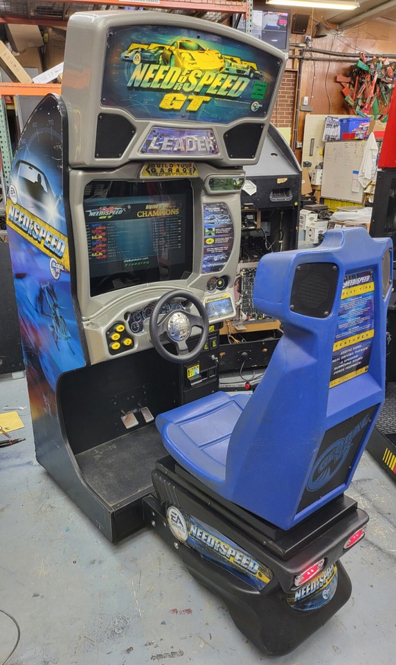 Global VR NEED FOR SPEED GT Arcade Sit Down Driving Racing Video Game ...