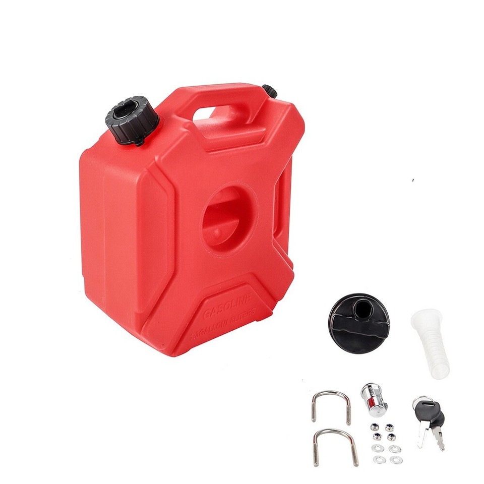 5L Gas Fuel Tank Gas Can Oil Storage Can For ATV UTV Gokart Motorcycle ...