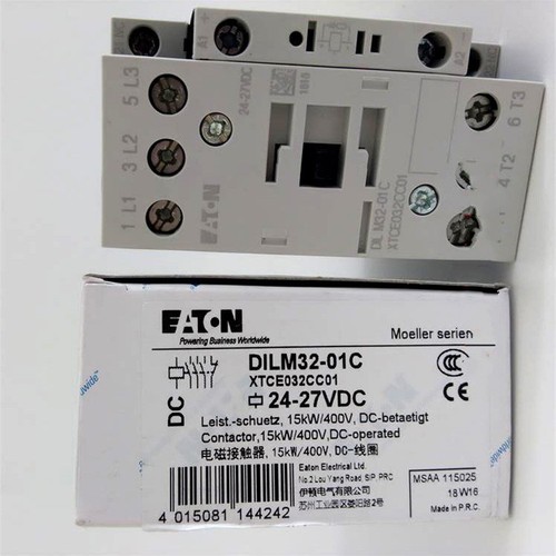 1PC New EATON MOELLER DILM32-01C 24-27VDC Contactor DILM3201C Free ...