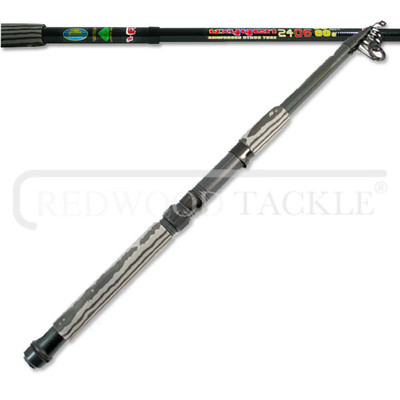2 New Oxygen Carbon Telescopic Fishing Rods 2.4m 8ft x 2 | eBay UK