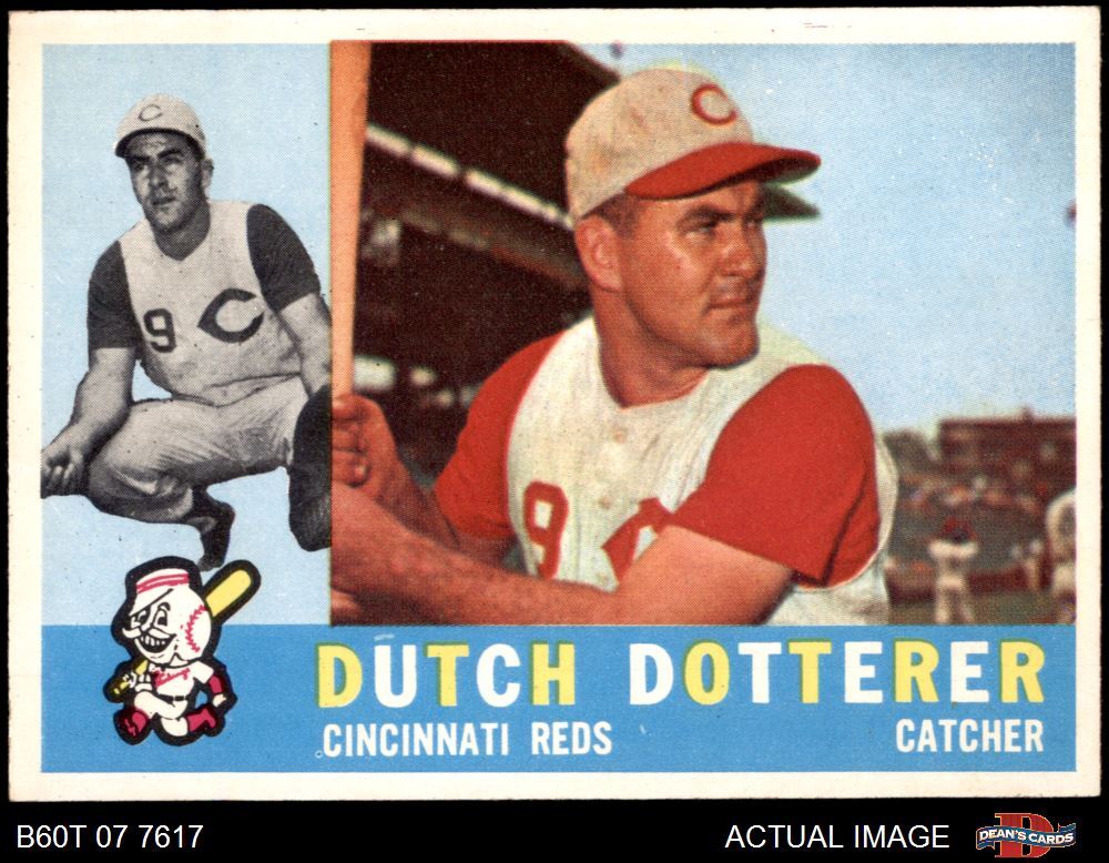 1960 Topps #21 Dutch Dotterer Reds 7 - NM | eBay
