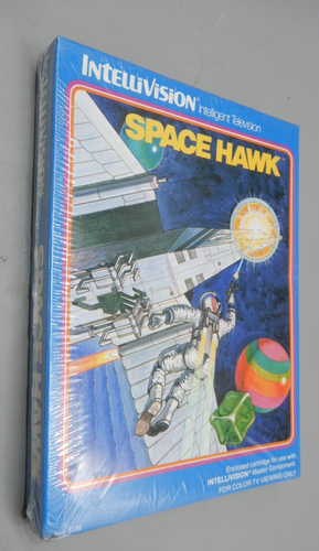 Vintage 1981 SEALED Intellivision SPACE HAWK game 5136 NEW | eBay