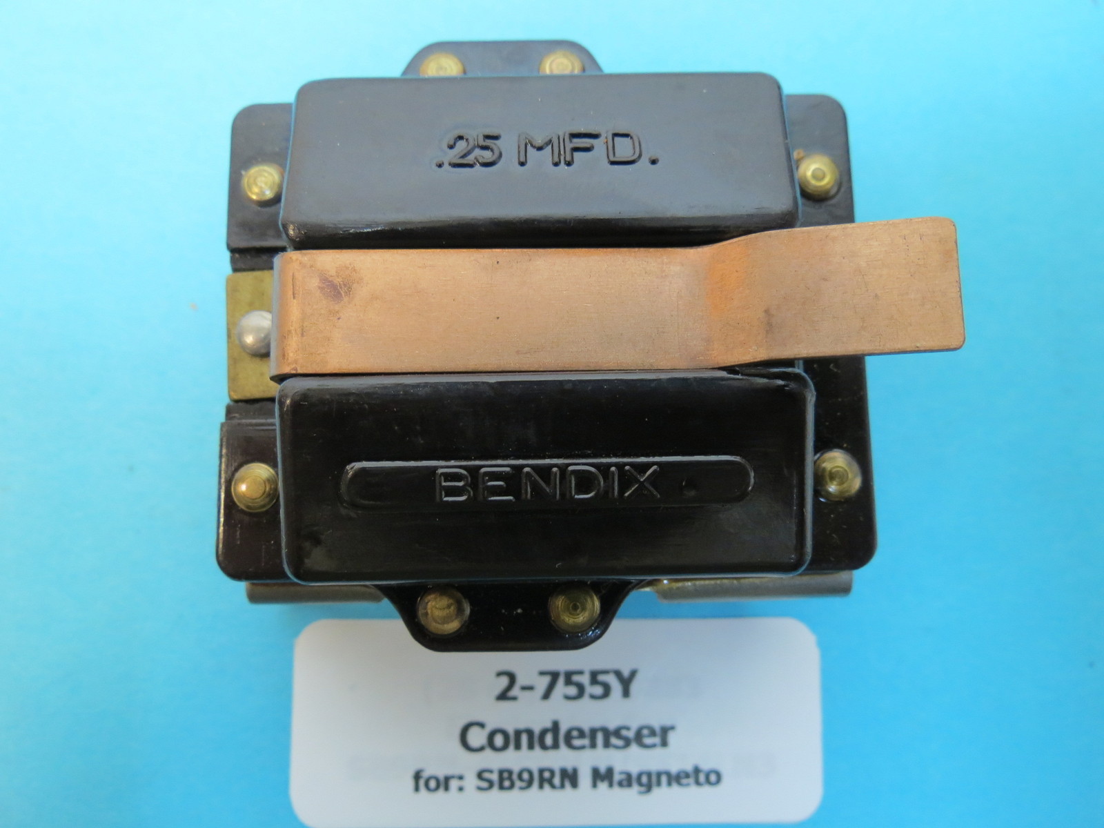 Bendix Scintilla SB9RN Magneto CONDENSER Pratt Whitney SNJ Aircraft ...