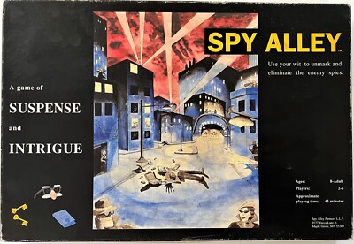 Spy Alley Strategy Board Game - 1992 Original Edition GAME 793631299768 ...