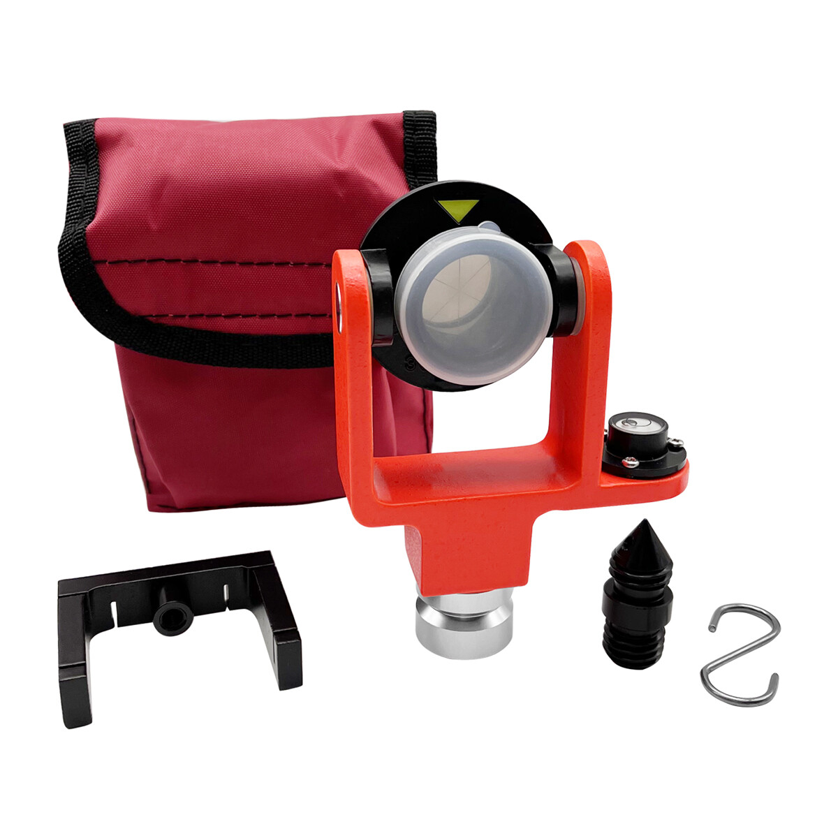 New all metal mini prism W/SIDE BUBBLE for TOPCON SOKKIA NIKON total ...