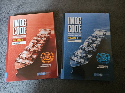 IMDG Code 2022 Volume 1 & 2 International Maritime Dangerous Goods Code ...