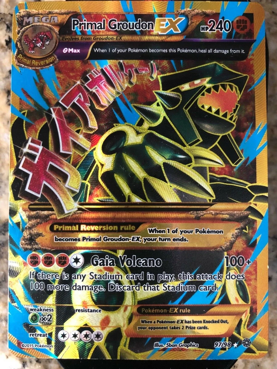 Pokemon Mega Groudon Card