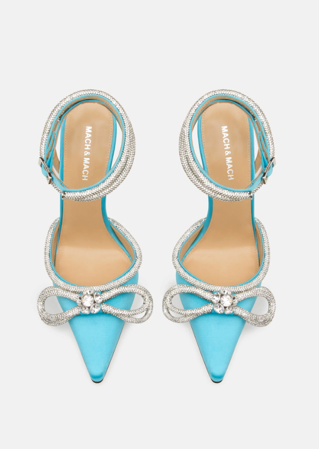 MACH & MACH Women Double Bow Heels Blue Size EU 41 RRP £1065 | eBay UK