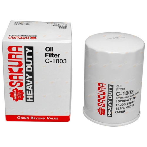 Sakura Engine Oil Filter for Nissan Civilian W40 W41 4.2L 6cyl TD42 ...