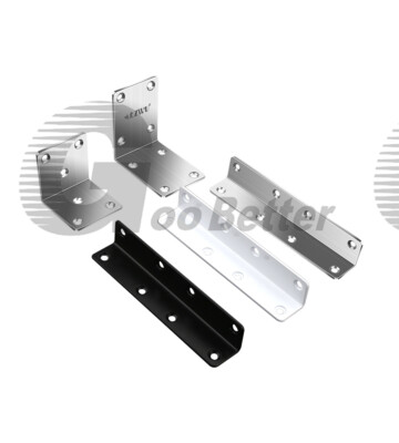 4 Pcs Stainless Steels Angle Bracket Equal Angle Iron 30-140mm L Shape ...
