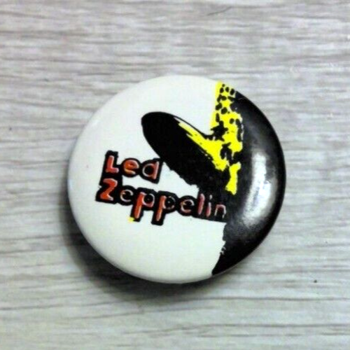 LED ZEPPELIN Pin Vintage Pinback Button Badge 1.25" 1980's | eBay