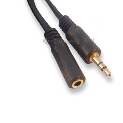 Long 15m Jack Headphone Extension Cable - 15 Metre Male to Female Jack ...