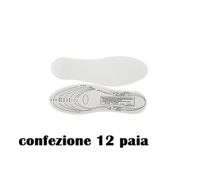 Set 12 Paia Solette Scarpe Calzature Ritagliabili fino a misura 43 ...