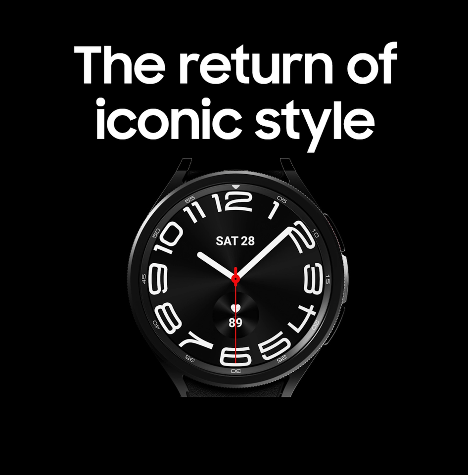 Samsung Galaxy Watch6 Classic SM-R960 (Bluetooth 47mm) Stainless Steel ...