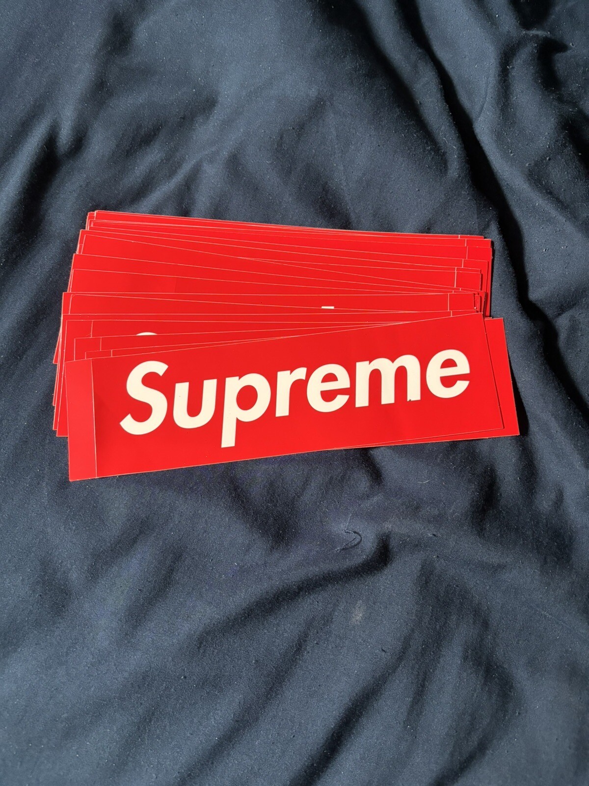 Supreme Red Box Logo Sticker 100% Authentic 29 | eBay