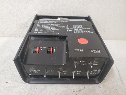 Vintage IBM 3420 Model 8 Magnetic Tape Drive 24 Pin Field Tester Unit ...