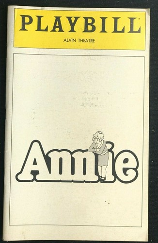 BROADWAY PLAYBILL - Mar 1980 - ANNIE - Allison Smith / John Shuck b3 | eBay