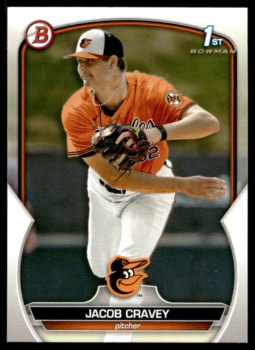 Jacob Cravey 2023 Bowman Draft BD-189 Baltimore Orioles Baseball Card ...