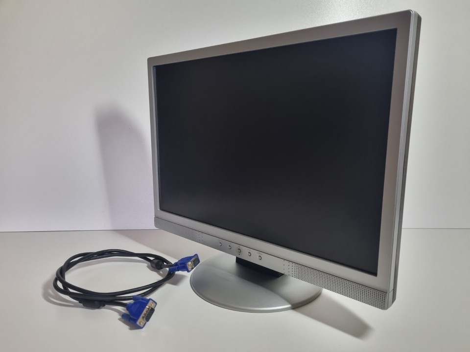 AOC VGA Computer Monitor 19 Inch AOC L19WH LCD with Built in Speakers ...