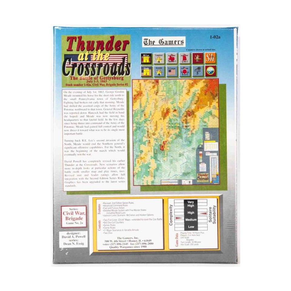 The Gamers Civil War Brigade Serie Thunder at the Crossroads (2nd Box Fair/VG | eBay