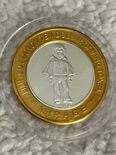 Mirage Casino Terry Fator Maynard Puppet $10 Silver Strike Token | eBay