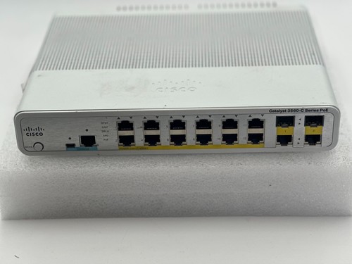 Cisco Catalyst WS-C3560C-12PC-S 12 Port 10/100 PoE Switch | eBay