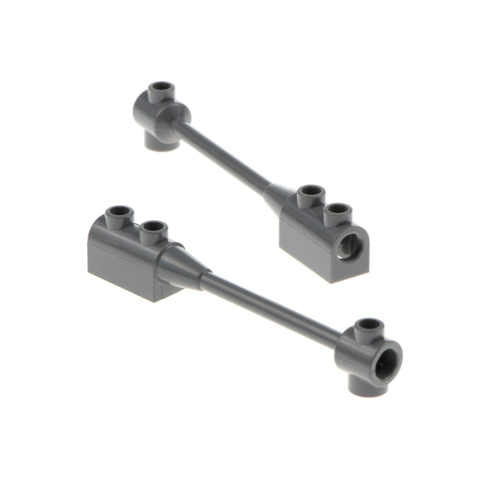 2x Lego Waffe Stab Laser Kanone 1x8x1 neu-dunkel grau Achs Halter ...