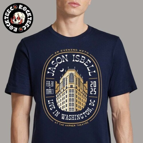 Jason Isbell Merch Tee For Show In Washington DC On Feb 27 28 March 1 ...