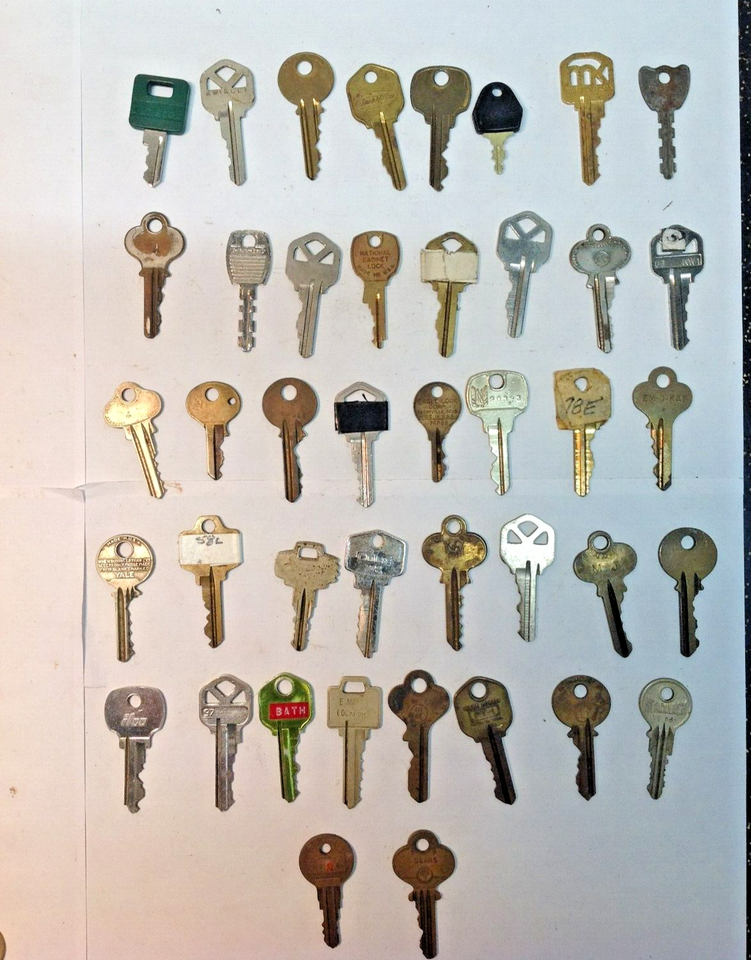 42 Misc. Key Lot Some Vintage Various Makers Steam Punk Brass/ Steel Craft Locks | eBay