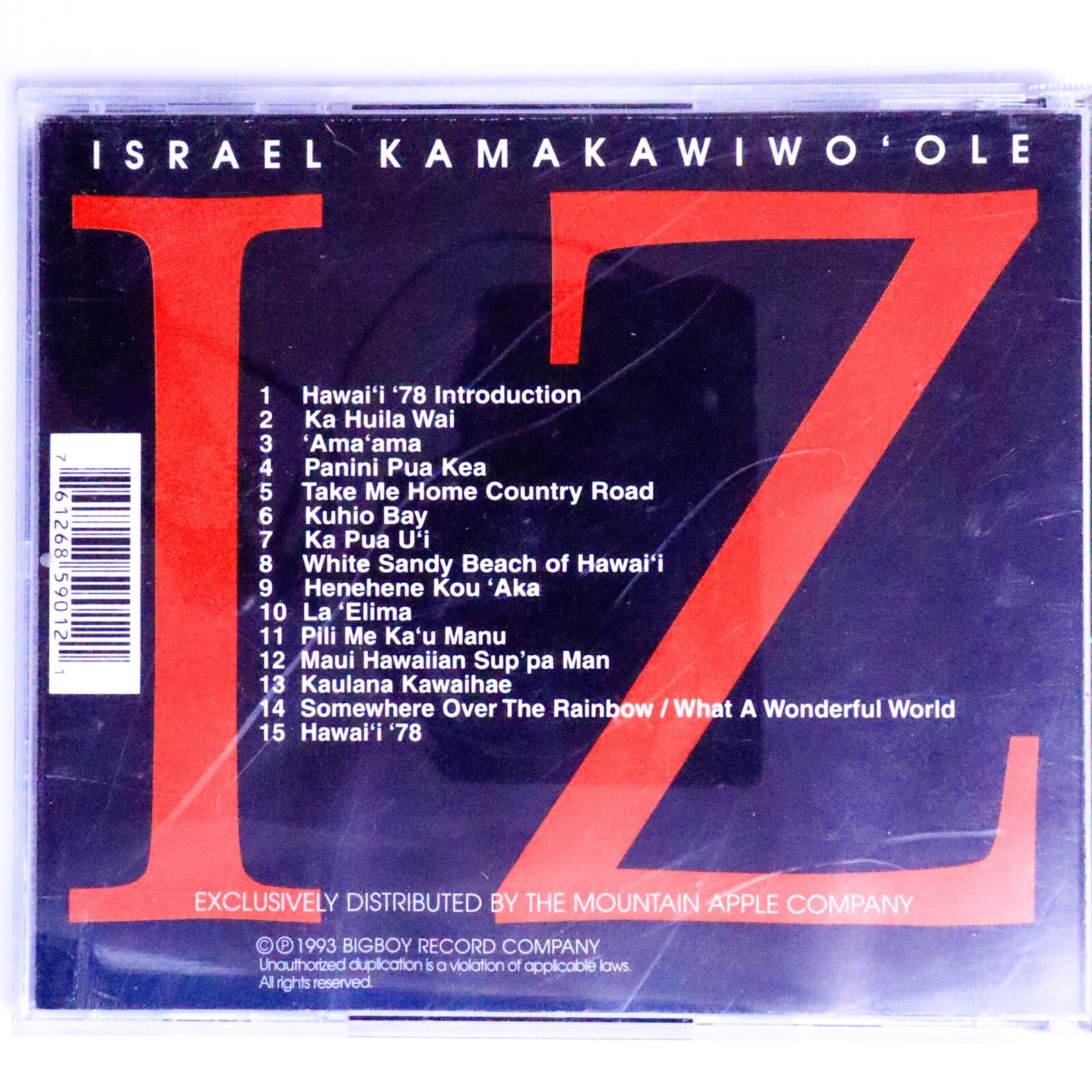 Israel Kamakawiwo'ole – Facing Future (CD, 1993) Pop Reggae Hawaiian ...