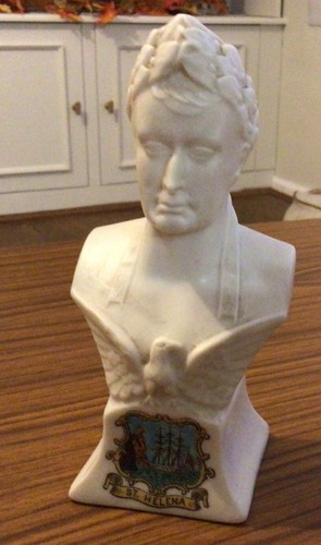 GOSS ~BUST NAPOLEON~ST HELENA~ANTIQUE~RARE MODEL~15cm Tall~EAGLE~LAUREL ...