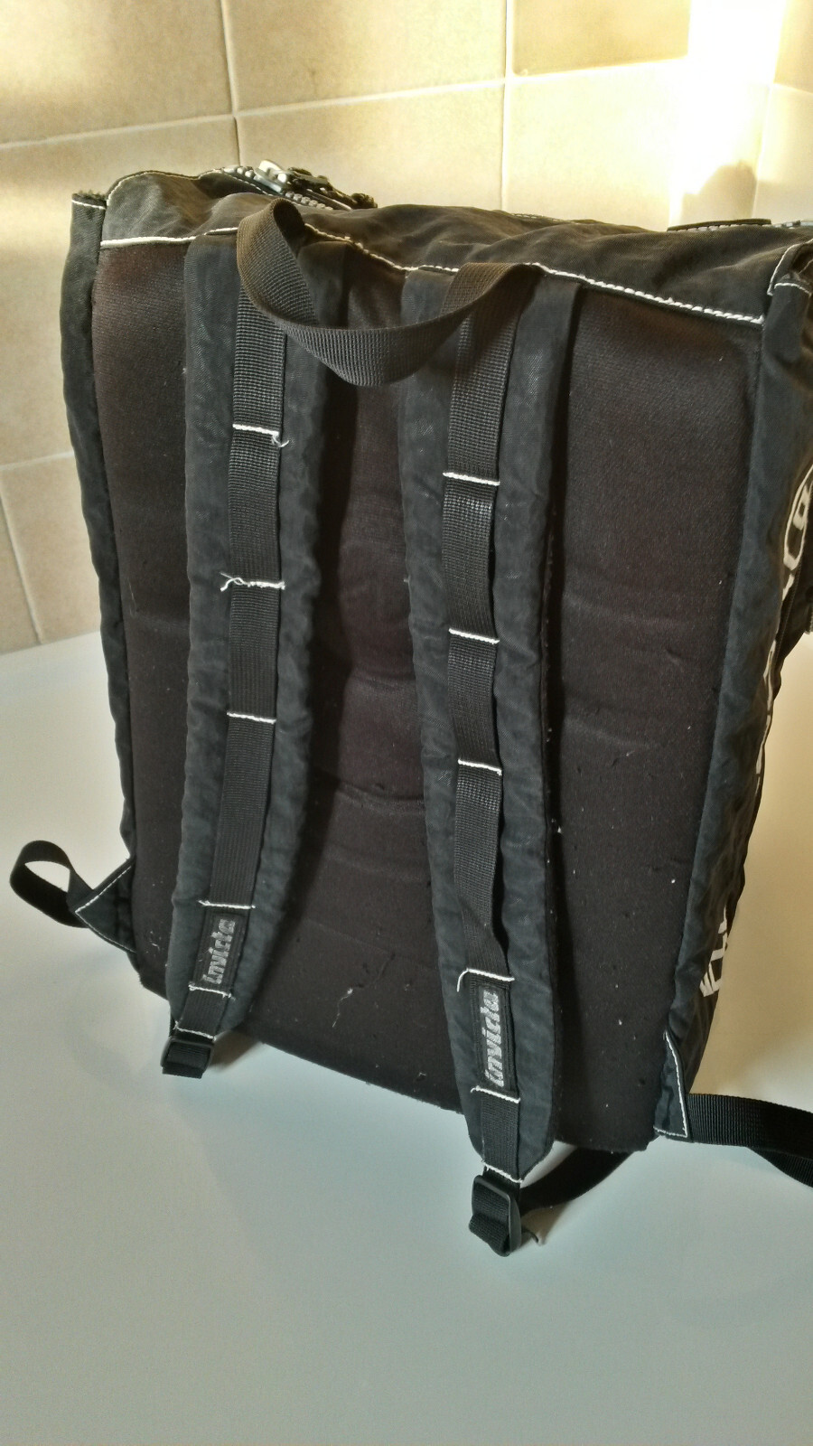 Invicta backpack Black USED vintage imported direct f… - Gem