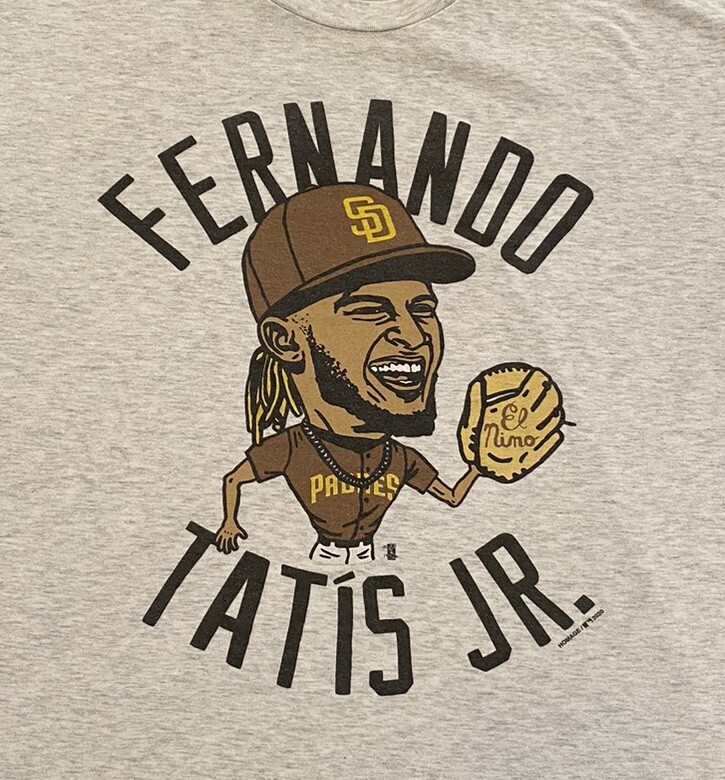 San Diego Padres Fernando Tatis Jr. Caricature T Shirt XXL Single ...
